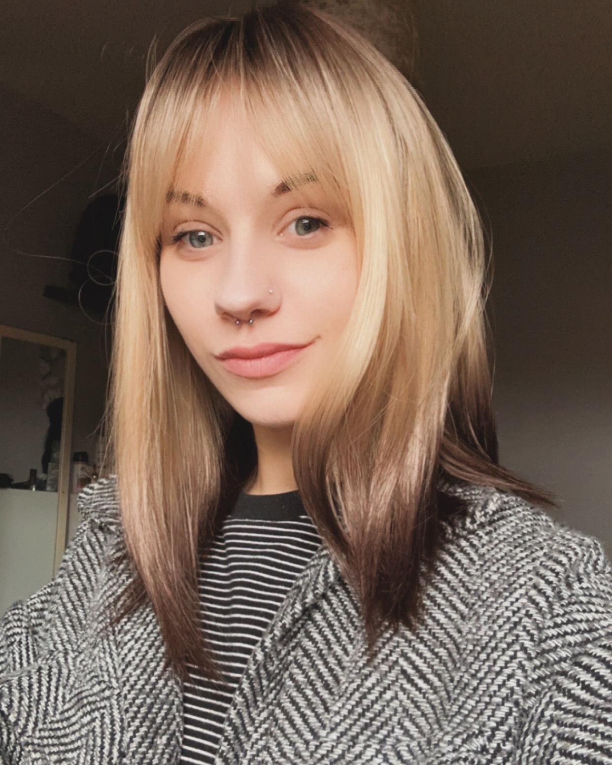 Natural blonde wig with with dark highlights | Laurel by Lush Wigs UK